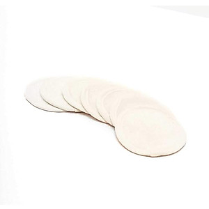 Kitsch Reusable Cotton Rounds for Face - Eco-Friendly Cotton Pads for Makeup Removal | Organic & Reusable Eye Makeup Remover Pads | Holiday Gift | Face Pads for Toner with Reusable Travel Pouch, 7pcs