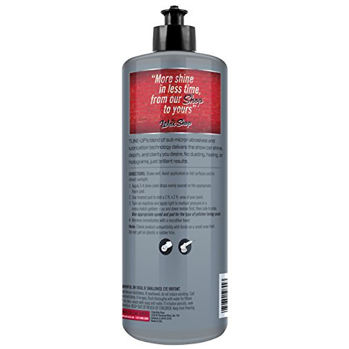 the Wax Shop 50954 32 Ounces Tune-Up Fine Cut Polishing Compound-32oz