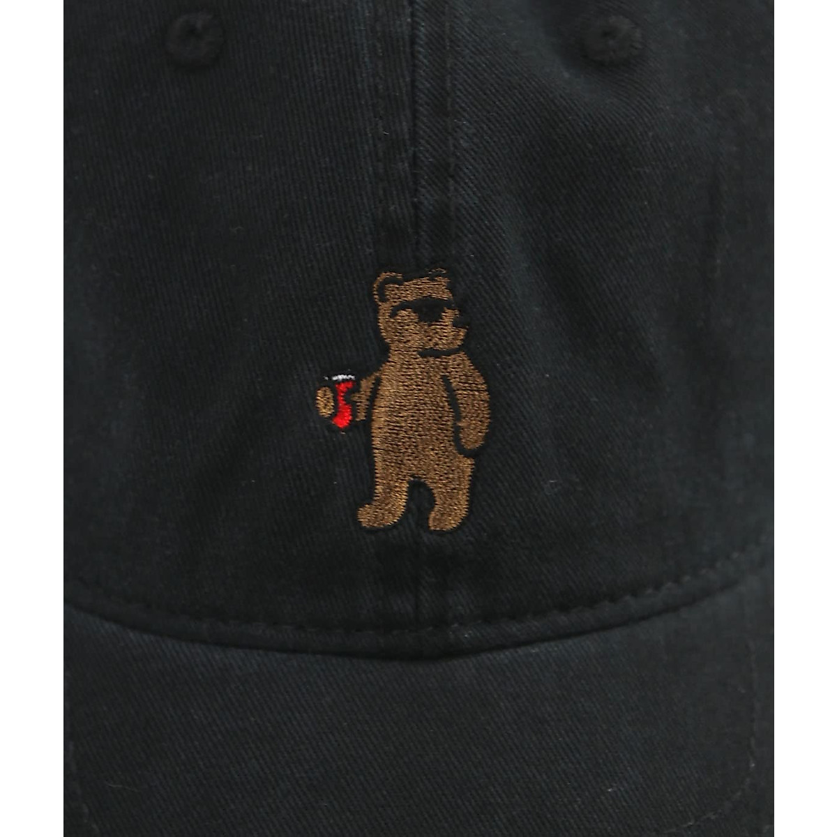 Riot Society Riot Bear Embroidered Adjustable Dad Hat