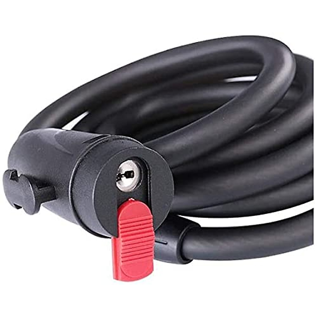 VIGAT Bicycle Lock, 120/180Cm, with Key Cable Lock, Suitable for Bicycle Tricycle Scooter Lock, Anti-Theft Mountain Bike Lock(Size:120cm)