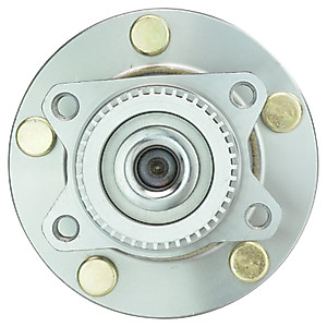 TRQ Rear Wheel Hub & Bearing LH & RH Pair for Mitsubishi Galant Eclipse w/ABS