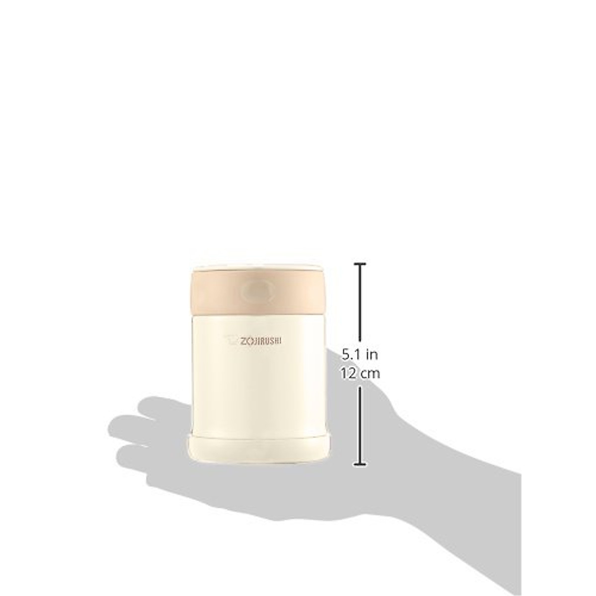 Zojirushi SW-EE35-CC Stainless Steel Food Jar, 11.8 fl oz (350 ml), Cream