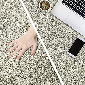 Fashionwu Grey Shag Rug 11 x 15 Shaggy Area Rug for Bedroom Soft Luxury High Pile Fluffy Rug Modern Fur Rug Non-Slip Cozy Furry Plush Rugs Carpet Accent Rug for Living Room Bedroom, Gray, 11 x 15 Feet