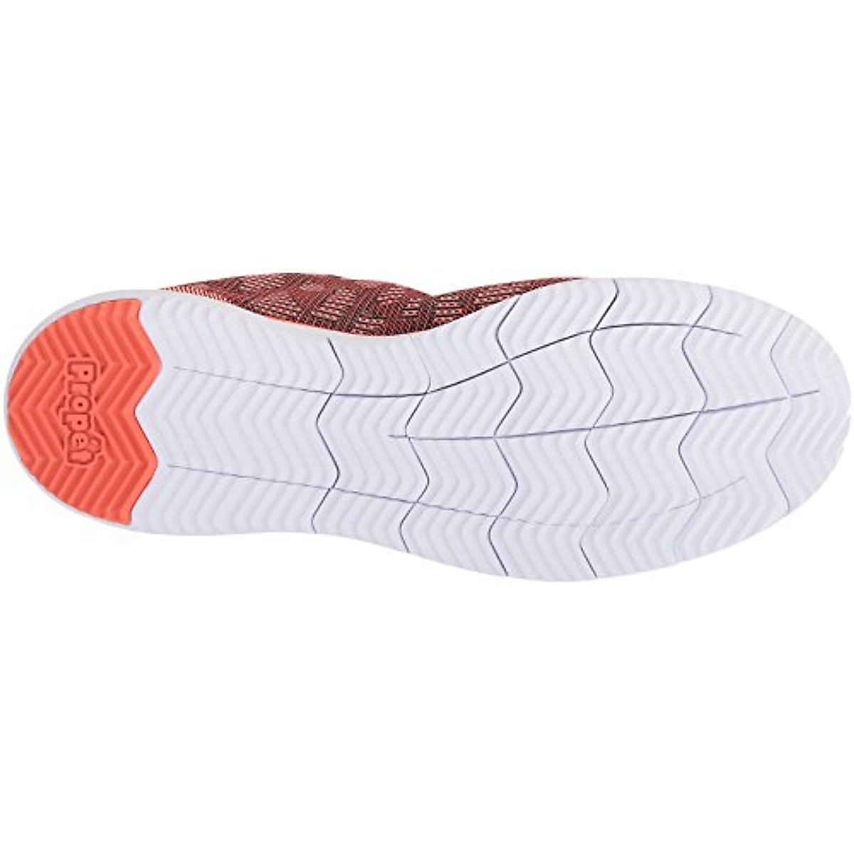 Propét Women's TravelFit Sneaker, Orange, 6.5 2E US