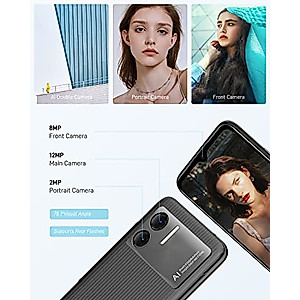 DOOGEE Unlocked Android Phone 2023, X98 PRO 9GB+64GB Android 12 Cell Phones, Helio G25 Octa Core, Dual 4G Phones Unlocked, 6.5" FHD+ Display Smartphone, 4200mAh, Face ID, T-Mobile, US Version