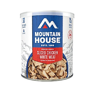 Mountain House Grilled Sliced Chicken Limited Release #10 Can | Freeze-Dried Survival & Emergency Food | Gluten Free Hunting, Survival, Camping, Backpacking Food 6 Cans Per Case with 30 Year Taste Guarantee