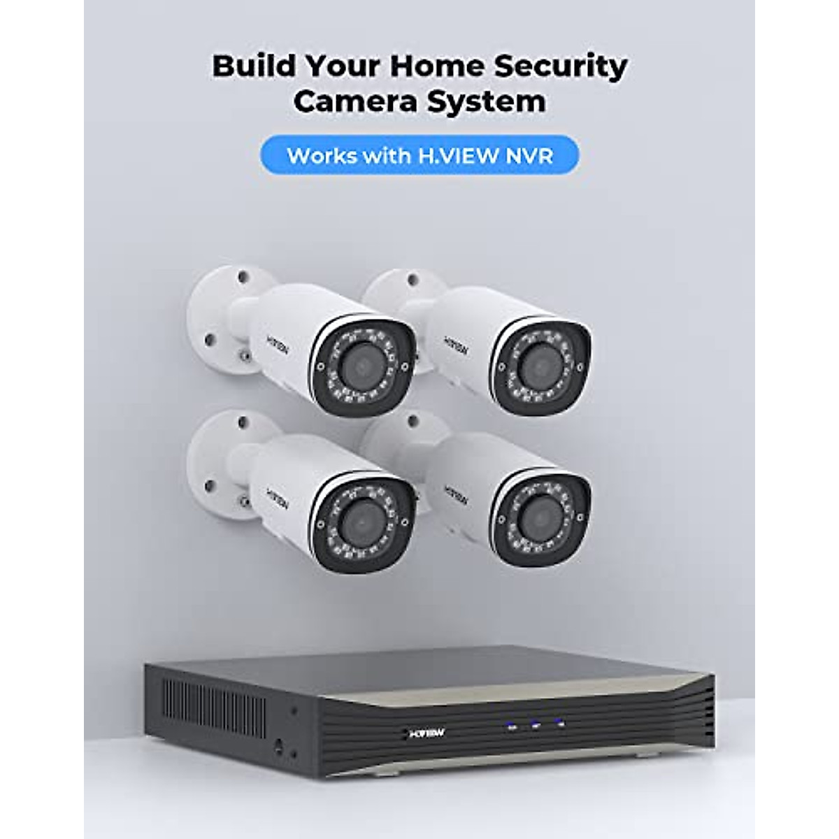 H.VIEW 5MP POE Security ip Camera cctv Surveillance network camera Outdoor indoor HD Mic video Audio sd card Weatherproof 2.8mm IR Night Vision rtsp rtmp nas (Hikvision Compatible)