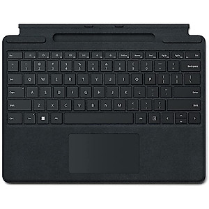 Microsoft 8PQ-00017 Surface Pro 8 13" Touch Intel i5-1135G7 8GB/256GB Laptop - Graphite Bundle with Signature Type Cover Keyboard + Deco Gear Charger + Deco Gear Magnetic Wireless Sport Earbuds