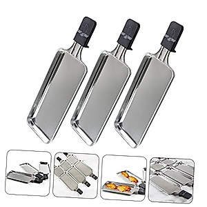 Hemoton 12 Pcs Round Serving Tray Food Trays Round Baking Pan 9x9 Baking Pan Kitchen Baking Pan Baking Steel Stainless Steel Stainless Steel Bread Pan Metal Pan Rectangle Bakeware Oven