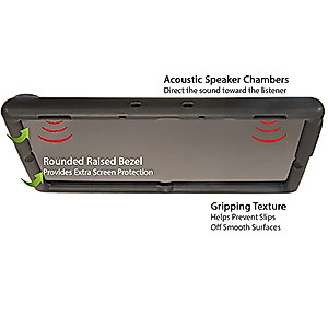 BobjGear Bobj Rugged Tablet Case for Lenovo Duet 10.1 Chromebook CT-X636F Kid Friendly (Bold Black)