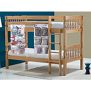 KIMBORA 2 Packs Narrow Over the Door/Wall Shoe Organizer, Small Hanging Shoe Rack for Closet with Clear Mesh Pocket for Bathroom, RV, Pantry, Camping (White)