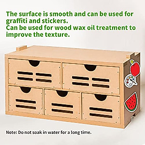 Bucasso Model Paint Rack, Wooden Paint Organizer, MDF Material, Model Tool Storage Rack, Tool Storage, Brush Storage, Dedicated Paint Rack, Craft Supplies Storage, Brush/Tool Holder, GK2