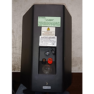 Pyle Pair of Wall Mount Waterproof & Bluetooth 6.5'' Indoor/Outdoor Speaker System, with Loud Volume and Bass. (Pair, Black. PDWR62BTBK)