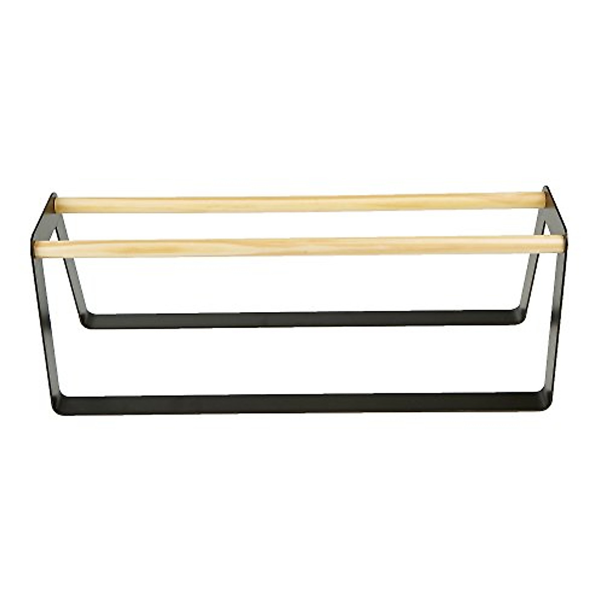 Mind Reader Shoe Rack, Slipper Rack, Shoe Organizer Stand for Heels and Sneakers, Black