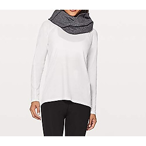 Lululemon Vinyasa Scarf (Heathered Herringbone Heathered Black White)