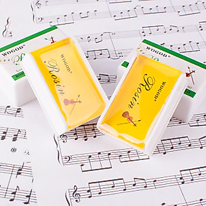 Rosin Violin Rosin Light Low Dust Rosin 2 Pack for Bows for Violin Viola and Cello