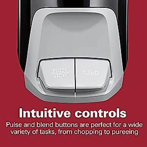 Hamilton Beach 800W Power Blender Single-Serve Personal Blender for Shakes & Smoothies with 20oz Travel Cup & Lid, Black (53620)