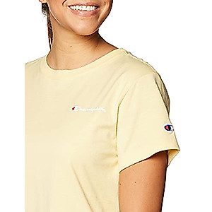Champion Women's T-Shirt, Classic Cotton-Blend T-Shirt, Crewneck Tee, Jersey T-Shirt
