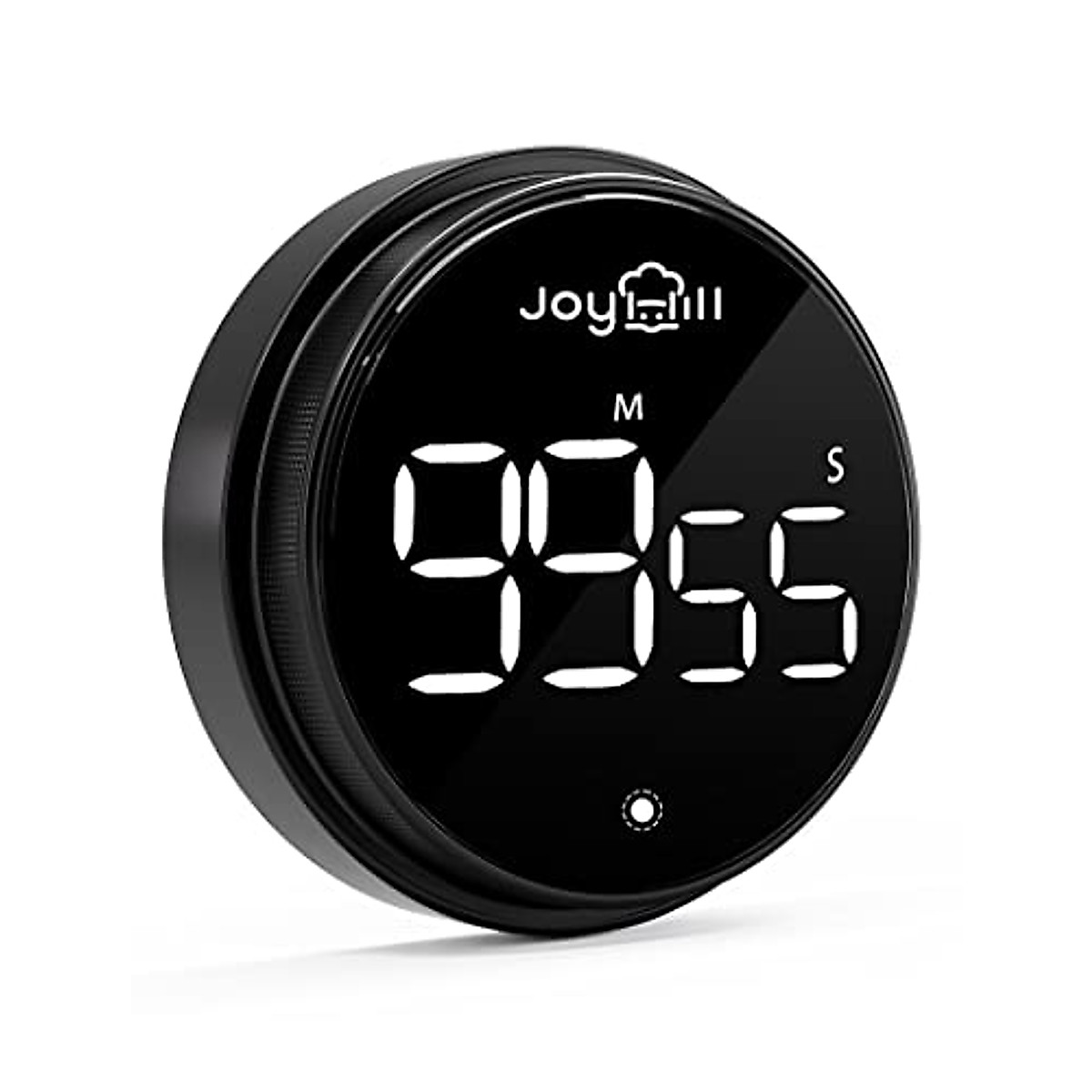 Revolutionary Digital Kitchen Timer: Large LED Display, 3 Volume Levels, Magnetic & Portable - Ideal for Cooking, Teaching, Fitness, & More!(Black)