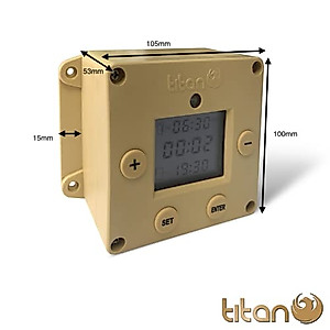 Cube Light Sensor and Timer Chicken Coop Door Opener