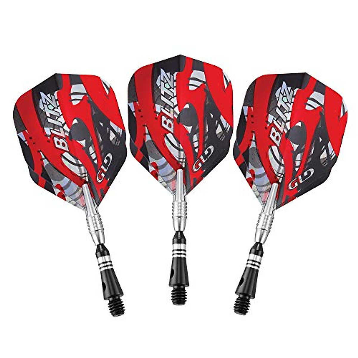 Viper by GLD Products unisex adult Viper Blitz 95 Tungsten Steel Tip Dart Set with Case 24 Grams, Black, 24-Gram US