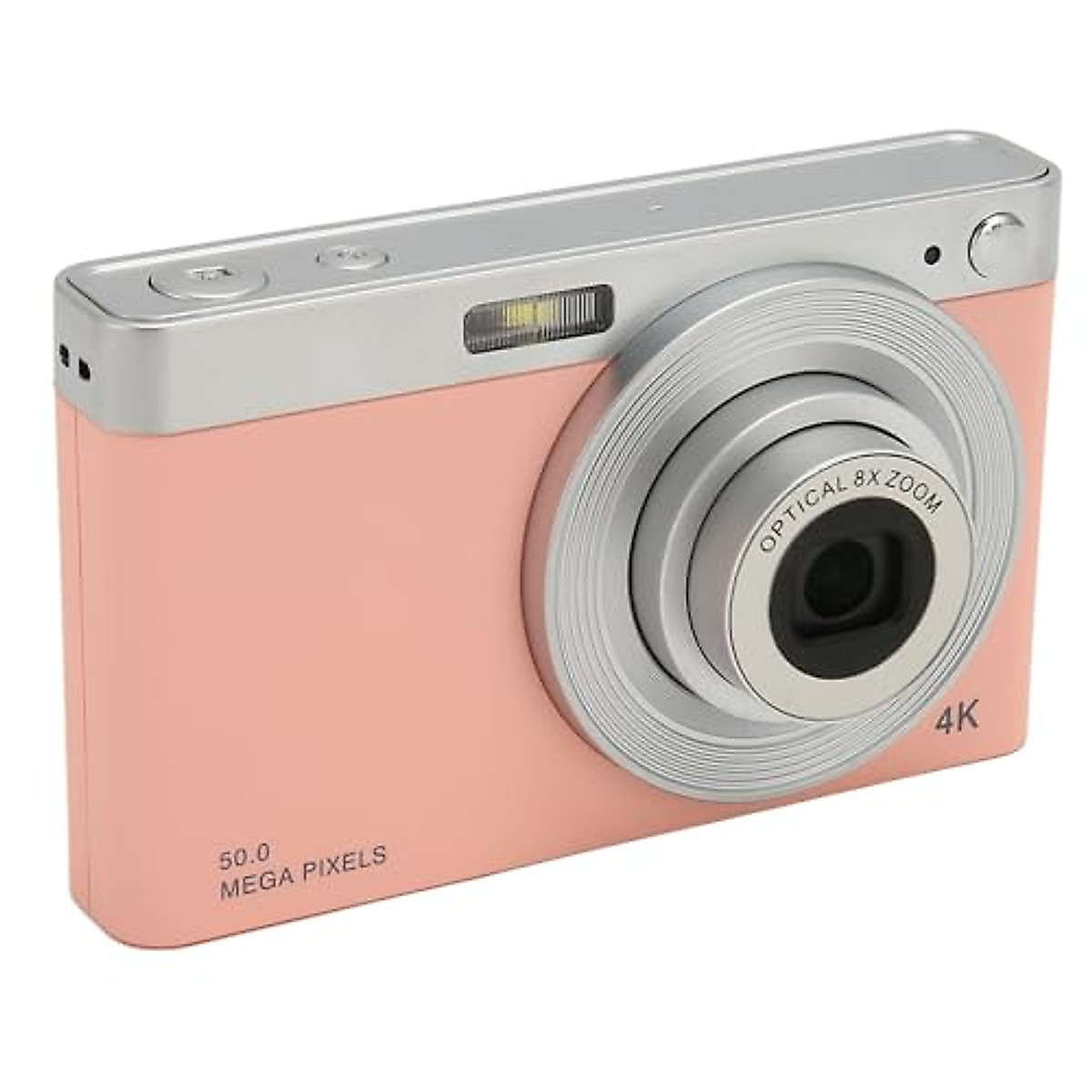 Digital Camera, 16X Zoom 2.88 Inch IPS 4K Video Output Digital Zoom Camera for Travel (Pink)