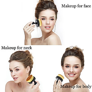 Falliny Makeup Brush, Large Full Coverage Self Tanner Foundation Brushes Travel Kabuki Powder Brush for Face Body, Blending Liquid, Bronzer,Sunscreen,Cream or Flawless Powder Cosmetics