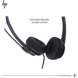 HP 3.5mm Stereo Wired Business Headset, Customer Service Headset with Microphone for Laptop/Desktop/PC/MAC