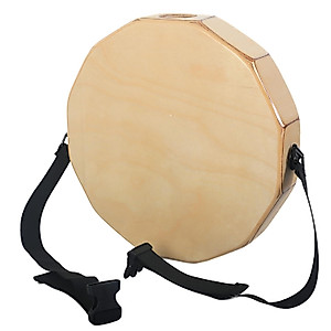 KTÄK -The First Handcrafted, Hand Drum Percussion, Two-Sound Cajón Body Snare, Portable Cajon by Kandu (Natural Wood/Black Logo)