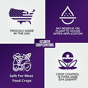 Trifecta Crop Control Ready to Use Maximum Strength Natural Pesticide, Fungicide, Miticide, Insecticide, Help Defeat Spider Mites, Powdery Mildew, Botrytis and Mold on Plants 16 OZ Size