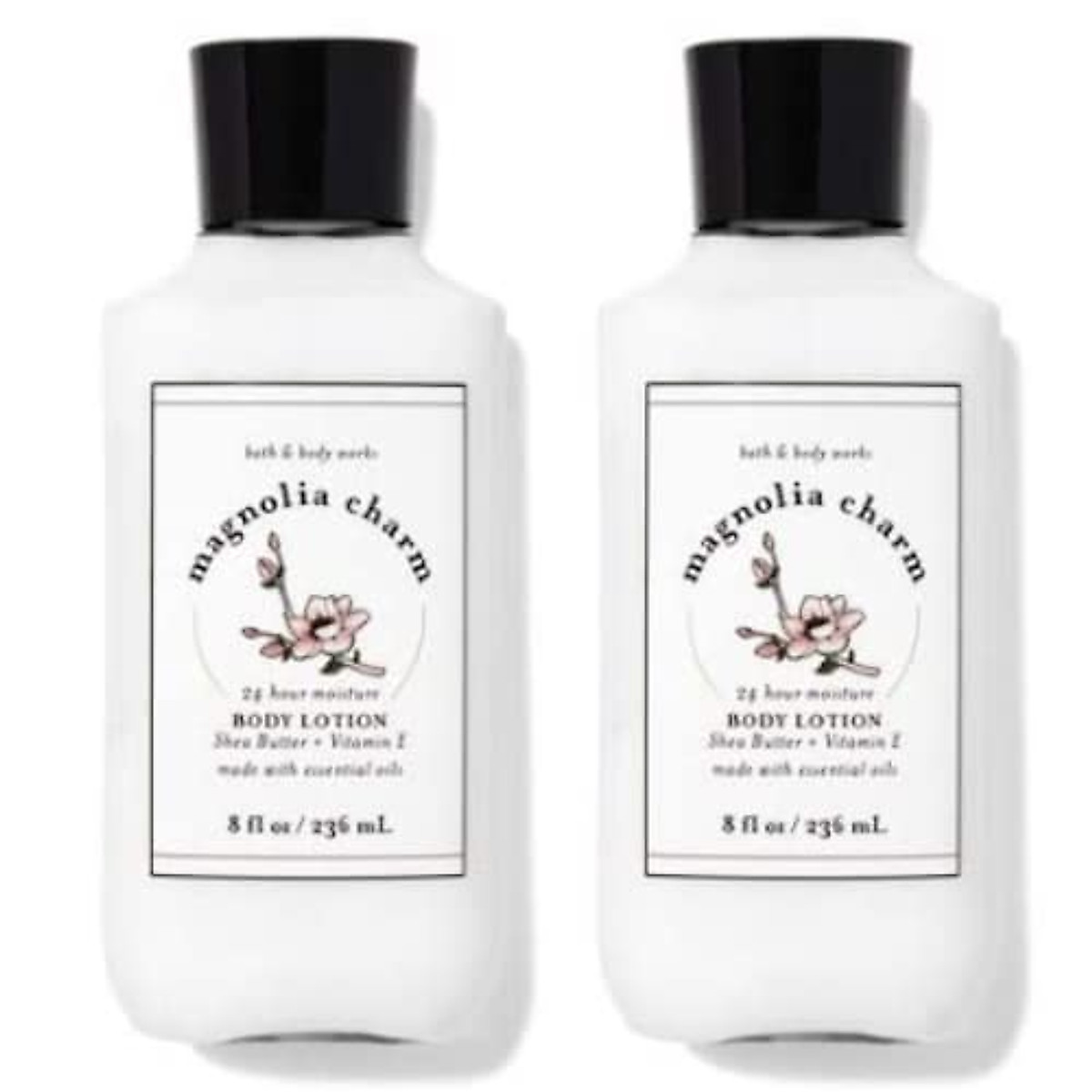 Bath and Body Works Gift Set of of 2 - 8 Fl Oz Lotion - (Magnolia Charm)