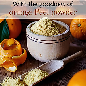 Orange Peel (Citrus Aurantium) Powder by mi nature - 227 g / 8 OZ / 1/2 lb | All Natural | Vegan | Non GMO | For Hair & Skin Care