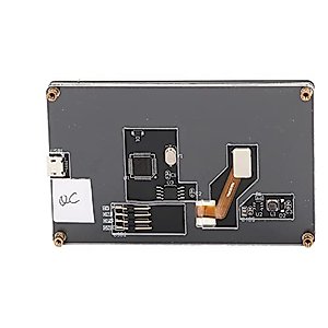FECAMOS Mini LCD Display, 3.5in IPS Monitor Subscreen Easy to Install Standard Size High Resolution USB Connection for DIY Electronic Products