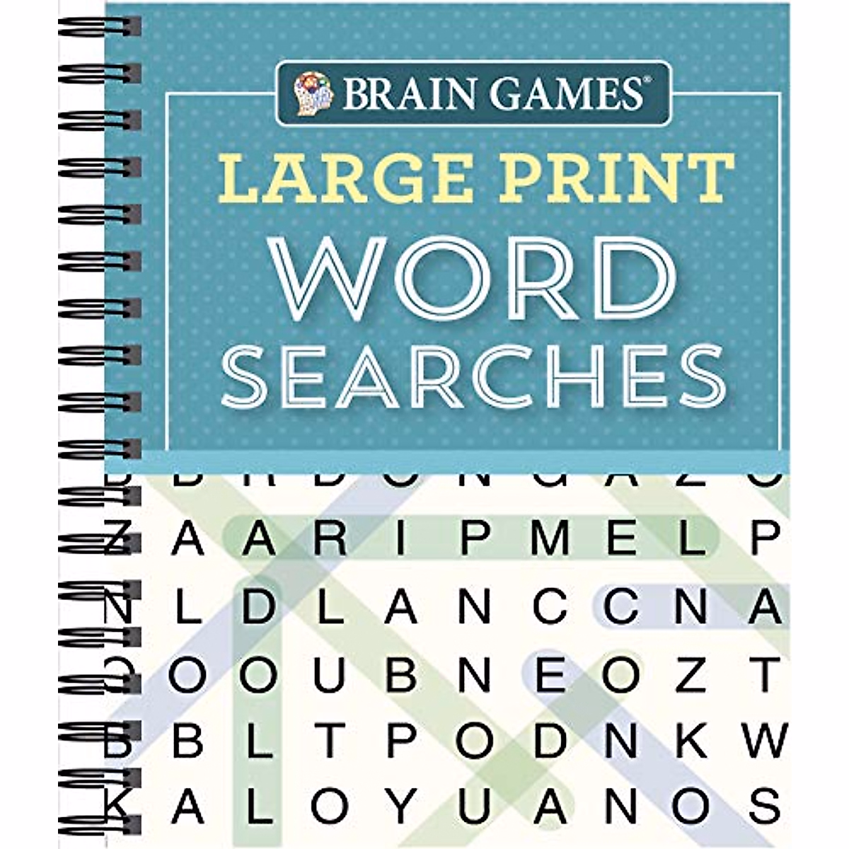 Brain Games - Large Print Word Searches (Teal)
