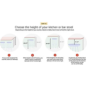 New Classic Furniture Aberdeen Counter Swivel Bar Stool with Open Back and Fabric Upholstered Seat & Back Rest, 24-Inch, Brown