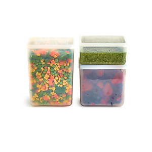 W&P Freezer Cubes- Set of 3 | Reclaim Your Freezer With Tidy Stackable Frozen Food Containers | 16oz, 40oz, 64 oz | Freezer safe, BPA Free, Dishwasher Safe, Microwave Safe