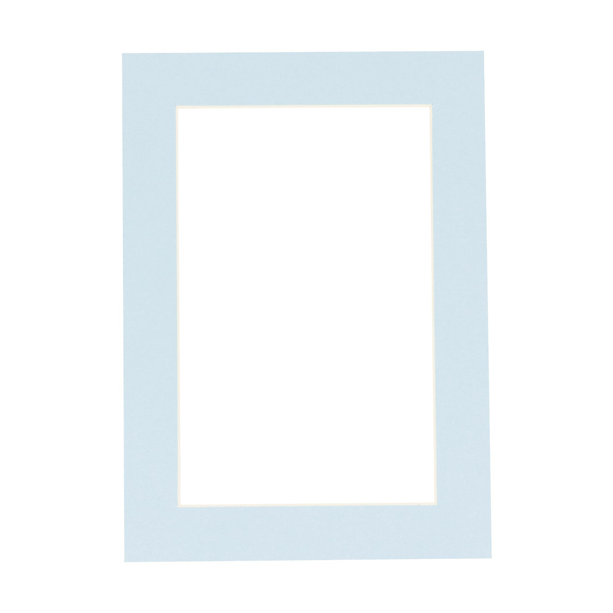 8.5x11 Mat for 11x17 Frame - Precut Mat Board Acid-Free Baby Blue 8.5x11 Photo Matte For a 11x17 Picture Frame, Premium Matboard for Family Photos, Show Kits, Art, Picture Framing, Pack of 1 Mat