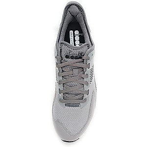 Diadora Unisex Running Shoe, Alloy Steel Gray Black, 13.5 US Men