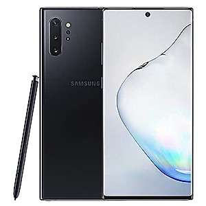 SAMSUNG Galaxy Note 10 (256GB, 8GB) 6.3'' AMOLED, IP68 Water Resistant, Snapdragon 855, 4G LTE Fully Unlocked (T-Mobile, Verizon, Global) N970U US Model (w/ Fast Wireless Charging Pad, Aura Black)