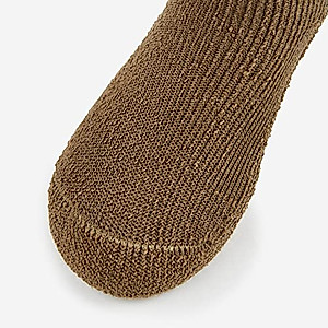 Thorlos Unisex MCB Combat Thick Padded Sock, Coyote Brown, Large