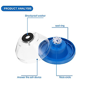 Drill Dust Collector, Electric Drill Dust Collector Bowl, 2Pack Dust Catcher Hole Saw Accessories for Electric Hammer Drill