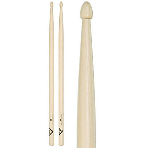 Vater 5B Wood Tip Hickory Drum Sticks, Pair