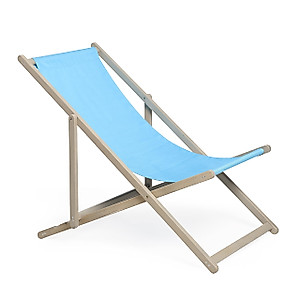 HarmoGZen Beach Sling Patio Chair Set of 2,Wooden Folding Outdoor Chairs for Outside 3 Level Height Adjustable, Portable Reclining Beach Chair