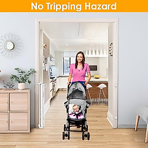 Retractable Baby Gates for Stairs 60” Wide Mesh Baby Gates for Doorways Retractable Dog Gate for Kid Child Gates for stairs Outdoor Baby Gate Toddler Gate for Stair Safety Doorway Baby Gate Deck Gates