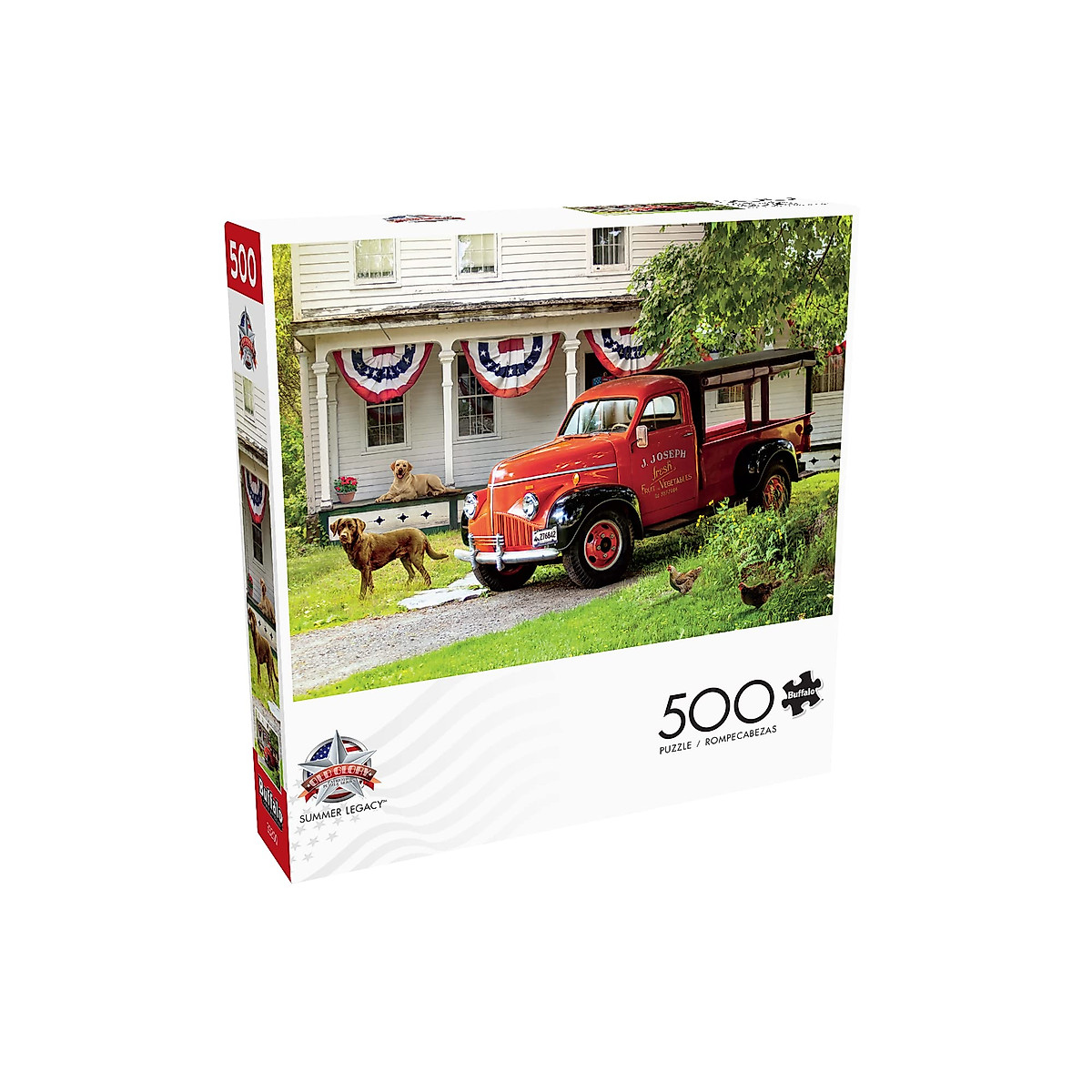 Buffalo Games - Greg Giordano - Summer Legacy - 500 Piece Jigsaw Puzzle for Adults Challenging Puzzle Perfect for Game Nights - Finished Puzzle Size is 21.25 x 15.00
