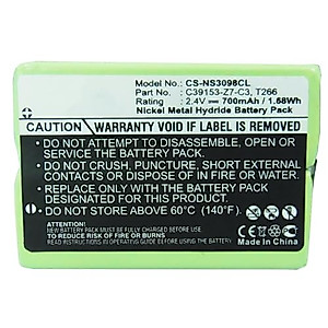 ALLC Replacement Battery for Siemens 8M2BZ,B3880 / 106483,BC101590,C39153-Z7-C3,NS-3098,T266,PN:8M2BZ,B3880/106483,BC101590,C39153-Z7-C3,NS-3098,T266,700mAh