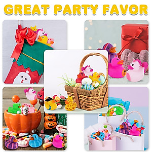 ArtCreativity Assorted Rubber Ducks Jeep Ducking (50 Pack) - Rubber Duckies for Kids, Bathtub Pool Toys in 17 Different Designs, Fun Carnival & Birthday Party Favors for Boys & Girls - Ducks for Jeeps