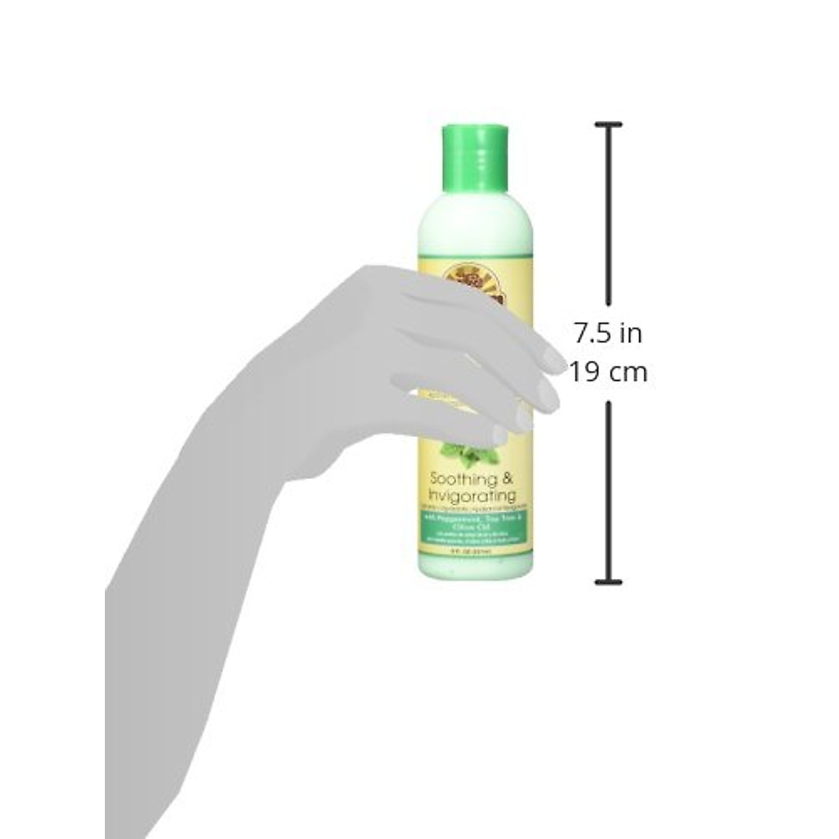 OKAY Peppermint Soothing & Invigorating Leave-in Conditioner, 8 Ounce