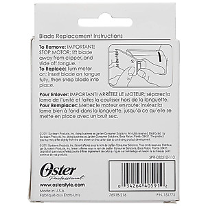 Oster Classic 76 Star-TeqPower-Teq Replacement Blade Flattop T Model No. 76918-216