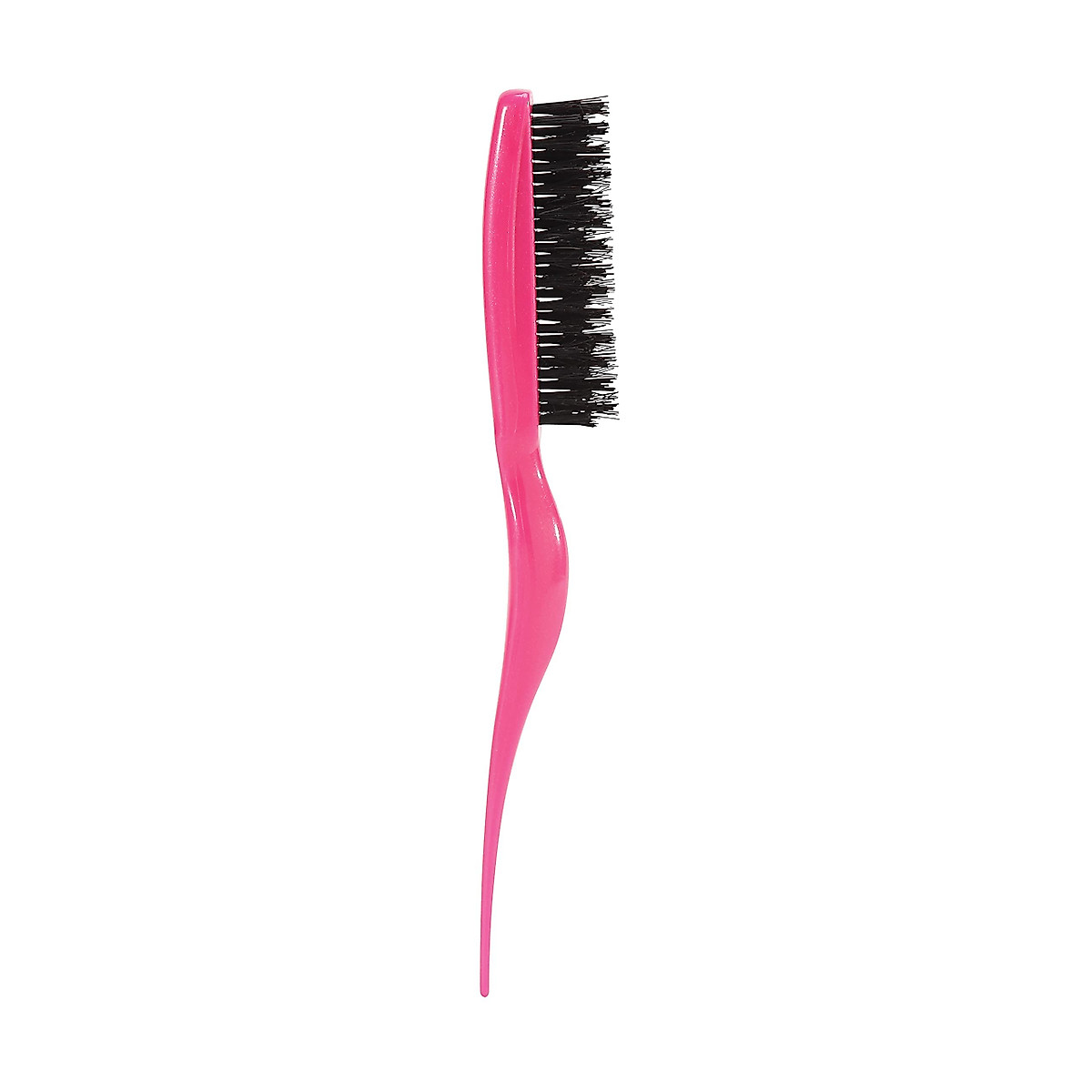 Cricket Amped Up Teasing Hair Brush - Adds Major Volume and Shine, Heat Resistant, Ideal for Slick Back, Updos & Detangling All Hair Types, with Ergonomic Handle and Sectioning Tip, Fuchsia